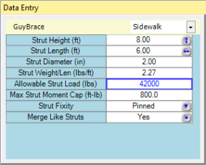 Allowable Strut Load for Sidewalk Struts Plugin – O-Calc Pro Wiki
